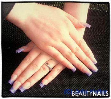 Nägel mit Glitzer Volare von Mobile - 001 Acrylnägel